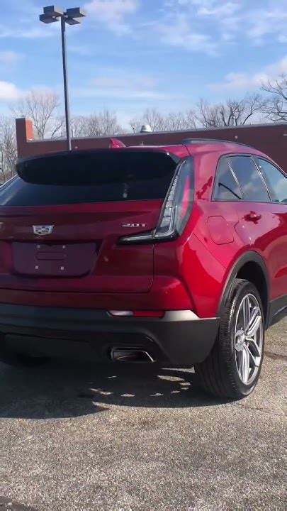 Red Cadillac Xt4 Cadillac Cardetailing Viral Foryou Interior Exterior Shine Clean Auto