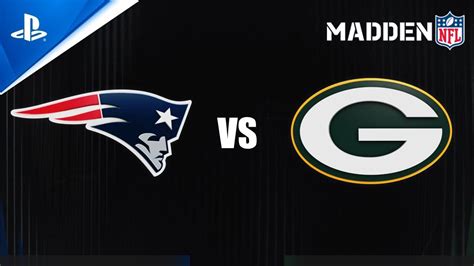 New England Patriots Vs Green Bay Packers Madden 24 Ps5 4k 60fps Youtube
