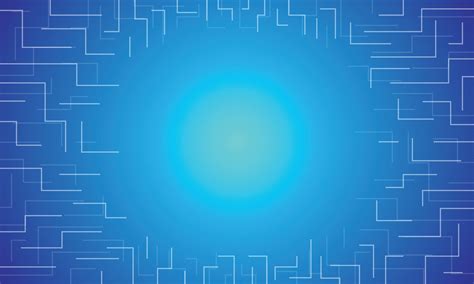 Blue Gradient Technology Background With Circuit Lines 22529014 Vector