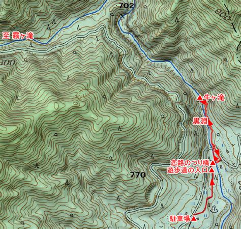 柿其渓谷 牛ヶ滝 ハイキングコース とっておき信州