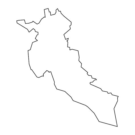 Premium Vector Djelfa Province Map Administrative Division Of Algeria