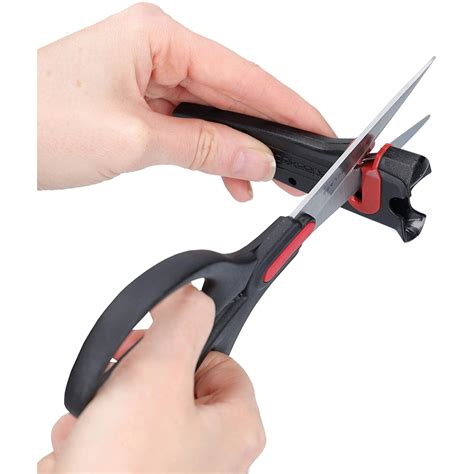 Masterclass Edgekeeper Kitchen Scissors With Sharpener Sheath Stainless