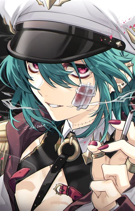 Safebooru 1girl Absurdres Bandage On Face Bandages Bangs Belt Breasts