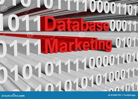 Database Marketing Stock Illustration Illustration Of Communications