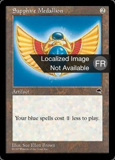 Sapphire Medallion · Tempest Tmp 306 · Scryfall Magic The Gathering