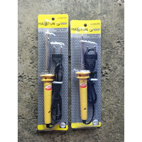 Jual SOLDER Listrik HASSTON PROHEX Ujung Lancip Shopee Indonesia