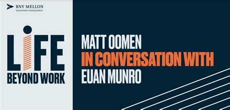 Matt Oomen On Linkedin Matt Oomen In Conversation With Euan Munro