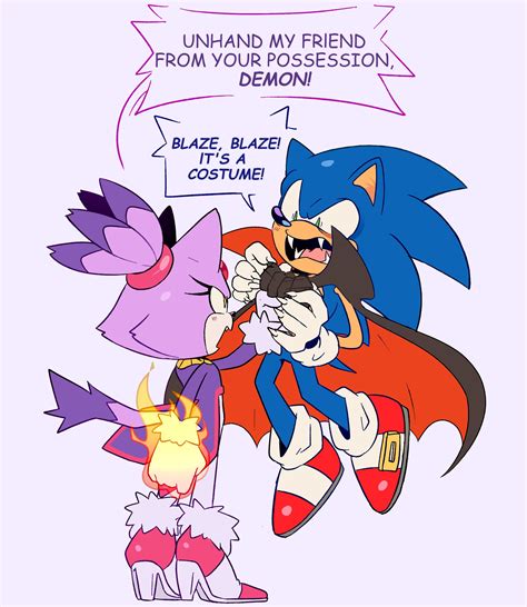 Its Only A Costume Blaze Art By Spinstellar Rsonicthehedgehog