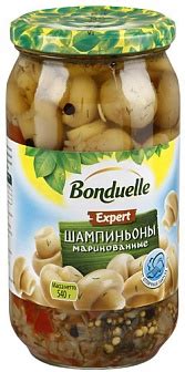 Грибы Bonduelle шампиньоны маринованные - «Грибы Bonduelle шампиньоны ...