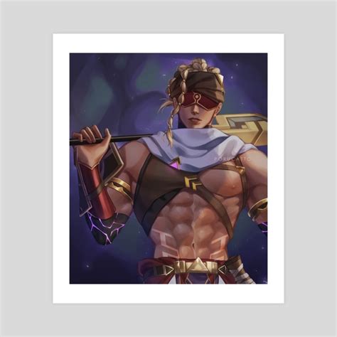 Eremite Daythunder Genshin Impact An Art Print By Porucatto Inprnt