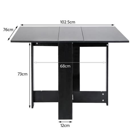 JEOBEST Table de salle à manger pliante table pliante portable
