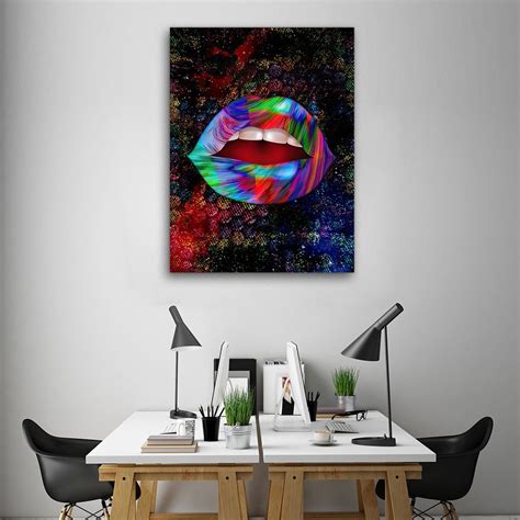 Candy Lips Wall Art Easywallprint