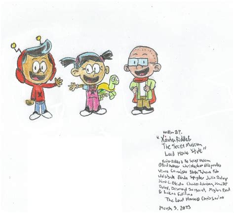Xavier Riddle Characters The Loud House Style By Willm3luvtrains On