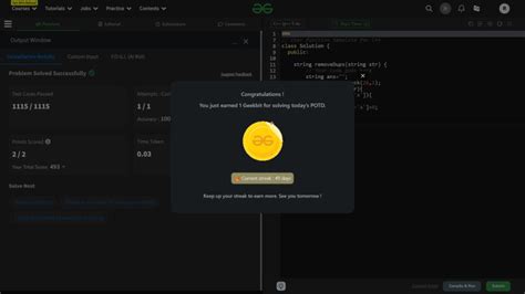 Rishav Chourasia On Linkedin Geekstreak2024 Gfg Potd Dsa Potd