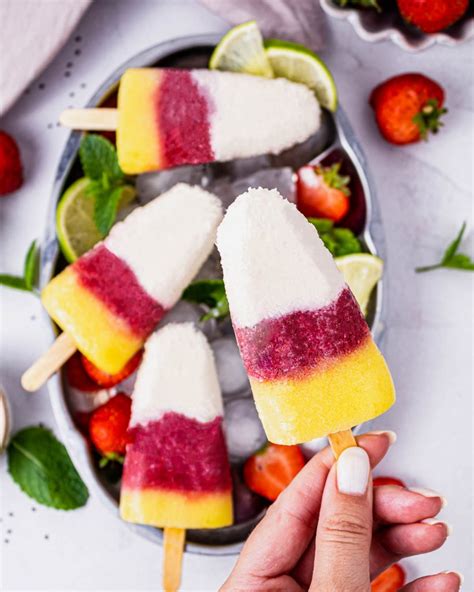Tropical Coconut Popsicles Clean Food Crush