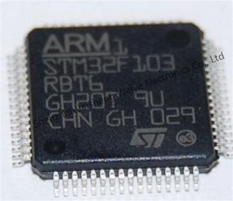 stm32f103rbt6 arm microcontrollers mcu 32bit cortex m3 128k flash 20kb ram from china factory