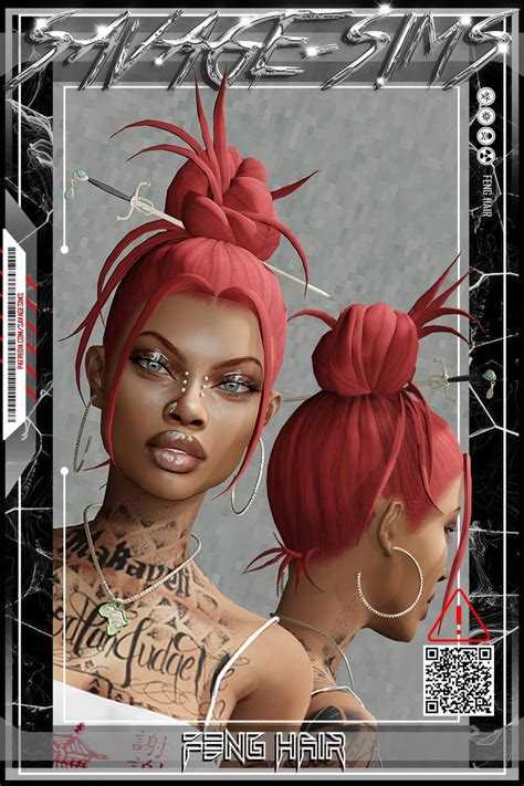 Post By Savage Sims · 1 Image Sims Mod Hair Messy Hair Updo