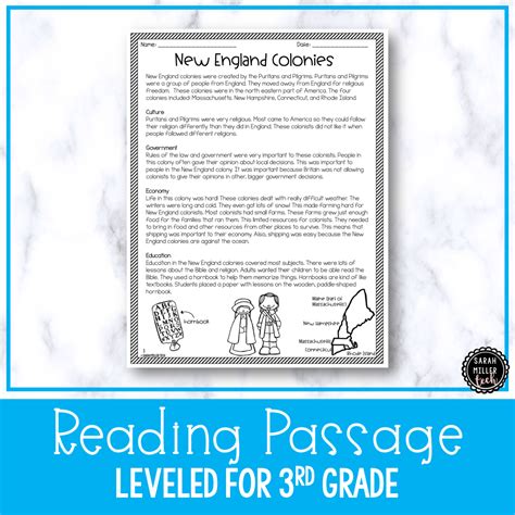 New England Colonies Reading Activity Packet Amped Up Learning