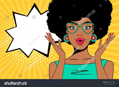 Wow Pop Art Face Sexy Surprised Stock Vector Royalty Free 429780988 Shutterstock