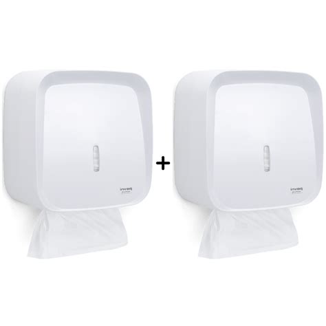 Kit 2 Dispensers Suporte Toalheiro Porta Papel Toalha Interfolha Invoq