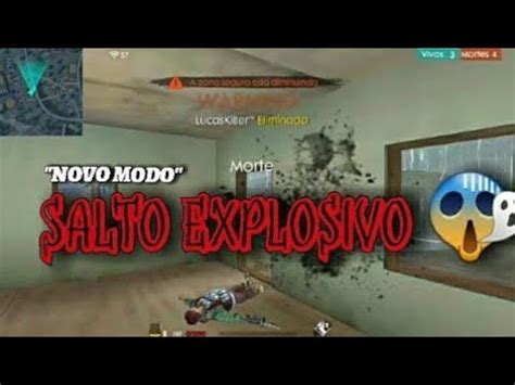 Jogando O Novo Modo Do Free Fire Salto Explosivo Youtube