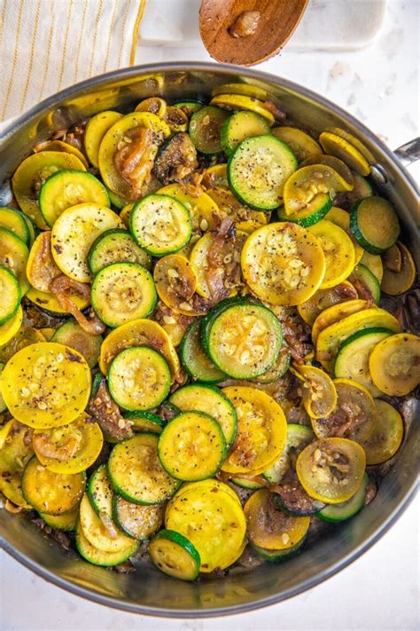 Sautéed Zucchini And Squash Recipe Easy Dinner Ideas