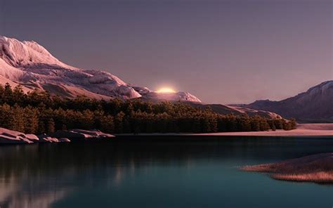 Windows 11 Themes Stunning Landscape Wallpapers Windows 10 Winter
