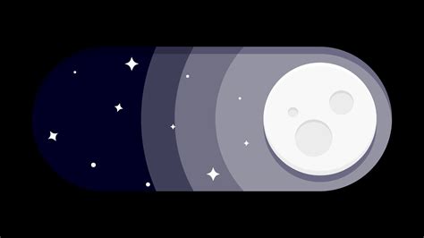 day and night mode switcher sun and moon toggle button of light and dark mode animation video