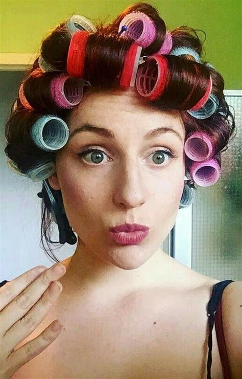 Hair Rollers Curlers Hooded Hair Dryer Bobe Roller Set Vintage
