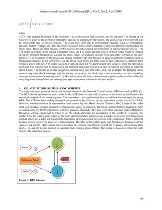 TIME SYNCHRONIZATION IN WIRELESS SENSOR NETWORKS A SURVEY PDF