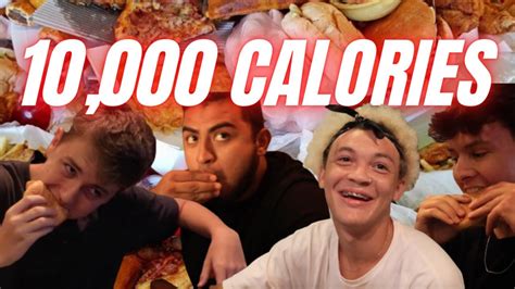 10000 Calories In 24 Hours Challenge Youtube