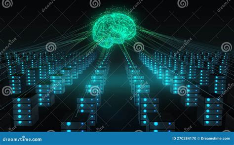 Neural Network Or Artificial Intelligence Network Connectivity Stock Illustration Illustration