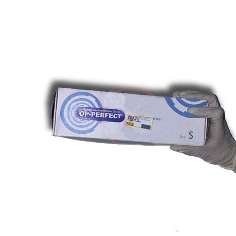 قیمت و خرید دستکش یکبار مصرف لاتکس حریر مدل Op Perfect سایز اسمال ده