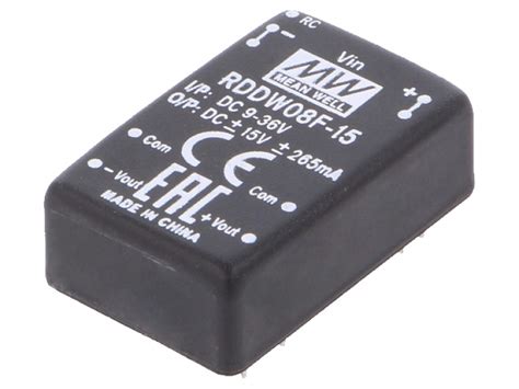 ᐉ Dc Dc преобразователь Mean Well Rddw08f 15 купить в Киеве • Imrad