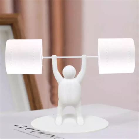 Funny Weightlifter Toilet Roll Holder 3d Printed Roll Paper Holder Bathroom S £8 94 Picclick Uk