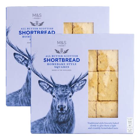 Mands Marks And Spencer All Butter Scottish Homebake Style Shortbread