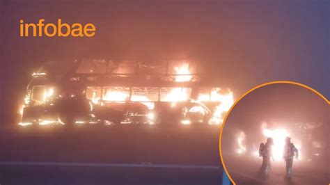 Tragedia Ronda Pasamayo Bus Interprovincial Se Incendia En La