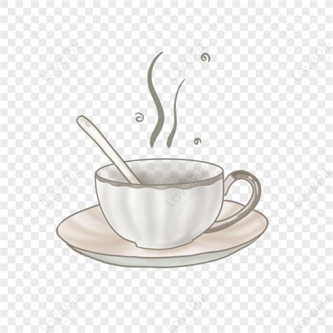 미색 커피 일러스트 잔식당기술조명 Png 일러스트 무료 다운로드 Lovepik