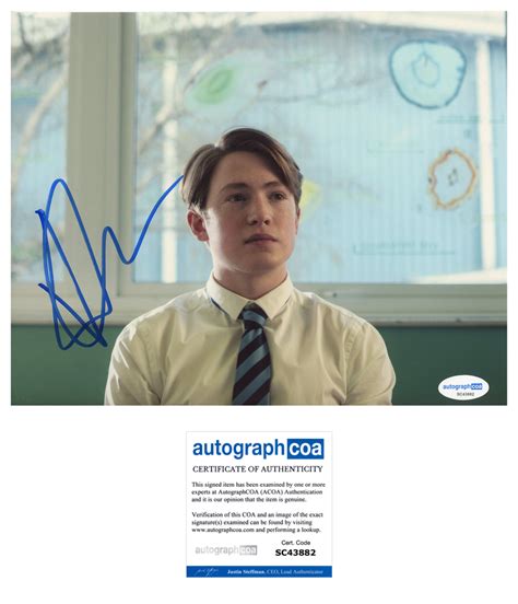 Kit Connor Heartstopper Signed Autograph 8x10 Photo Acoa Outlaw
