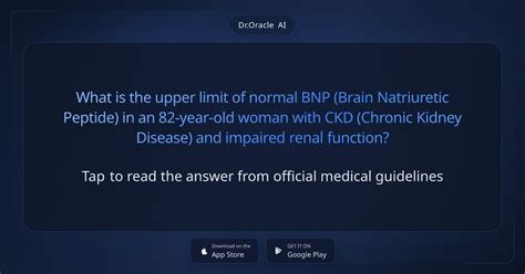 What Is The Upper Limit Of Normal Bnp Brain Natriuretic Peptide In An