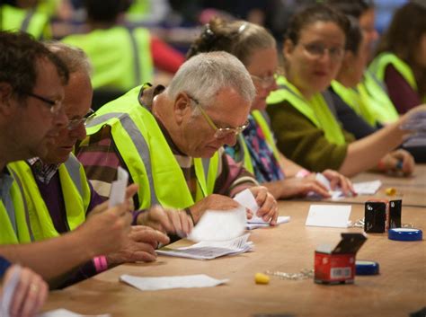 Historic Night Of Eu Referendum Results In Pictures