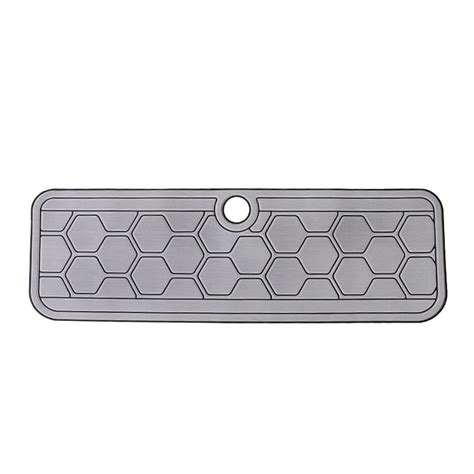 Custom Logo And Size Yacht Grey Honeycomb Hexagonal Anti Dew Sheet Boat Flooring Carpet