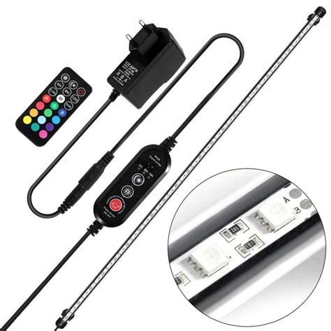 Lampe Aquarium Led Rgb Avec Télécommande Sans Fil Étanche Led Lumière
