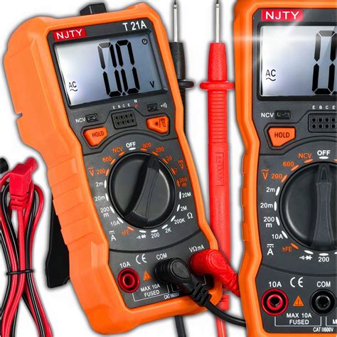 MULTIMETR CYFROWY MIERNIK PRĄDU ELEKTRYCZNY PROFESJONALNY LCD TESTER