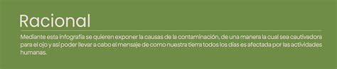Infografía Sobre La Contaminación Ambiental Behance