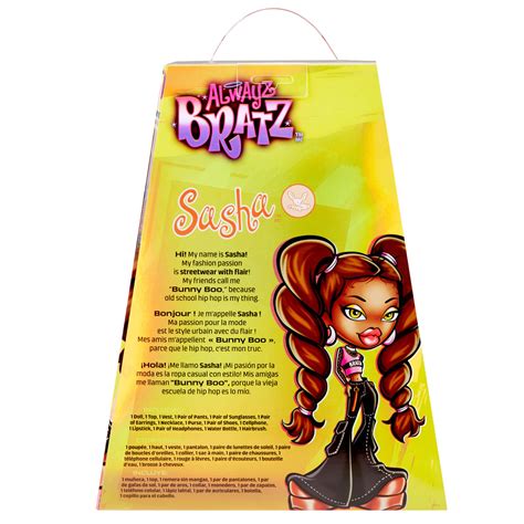 Alwayz Bratz Sasha Fashion Doll With 10 Accessories
