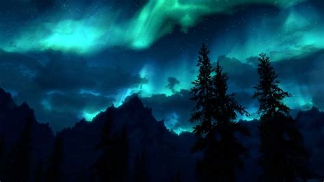 Nightmare Fuel By Rocklou On Deviantart Northern Lights Skyrim Sky