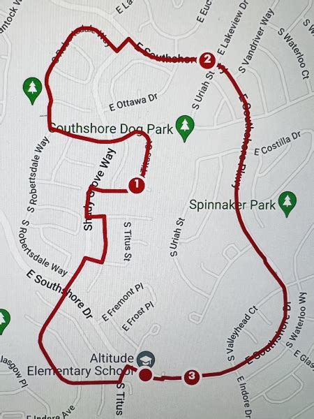 2025 Altitude Elementary Moose Mudder 5k Race Course