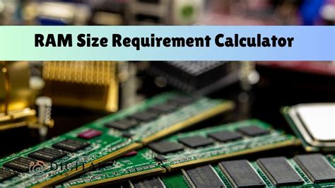 RAM Size Requirement Calculator Know The Right Memory
