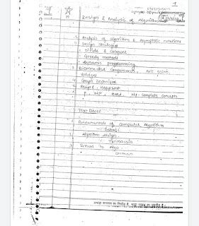 PDF Handwritten Notes On Design And Analysis Of Algorithms Meradesh In